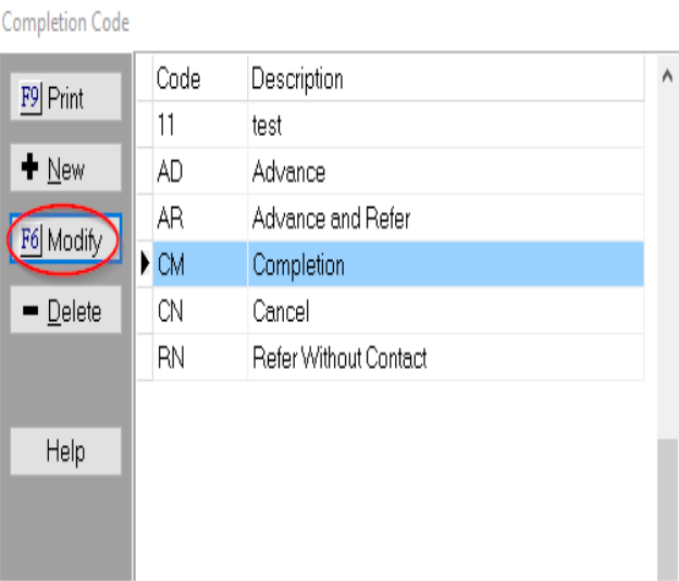 Conditional Transactions on Completion Codes