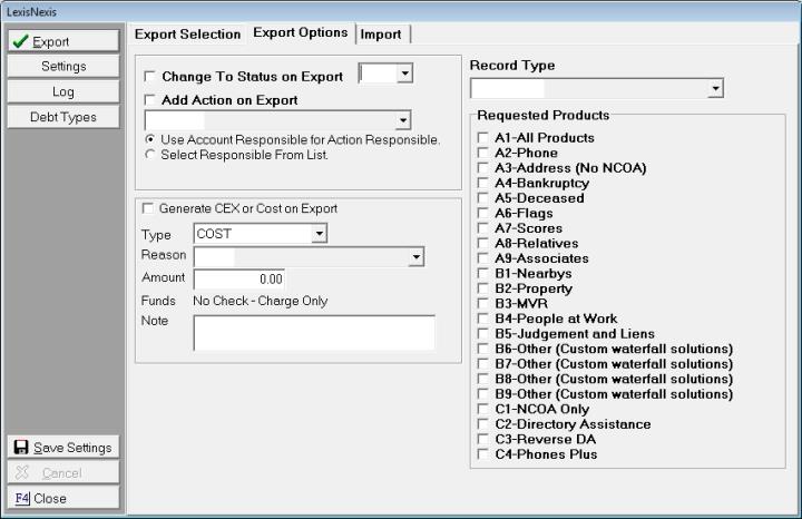 LexisNexis Interface